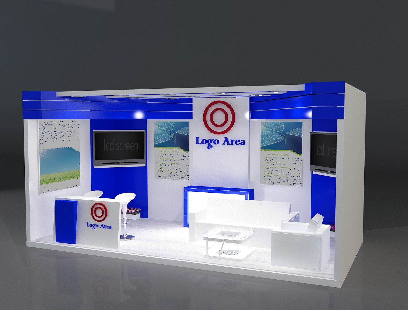 Stand Exhibition Booth Model - TurboSquid 1551369