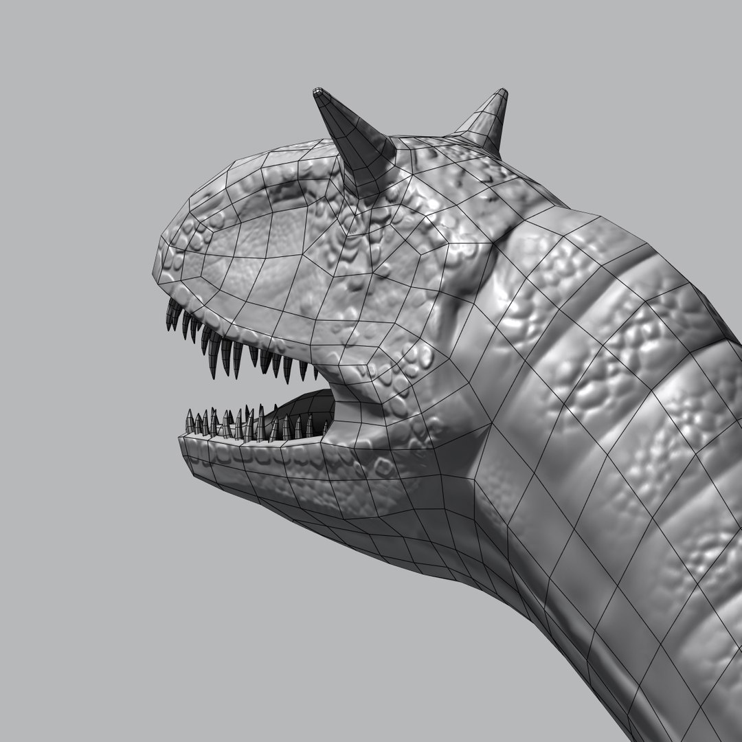 3ds Max Carnotaurus Dinosaur Cretaceous