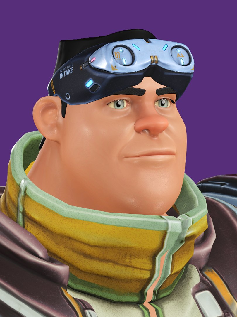 Cartoon Rigged Fighter Man-Tommy Character 3D Model 3D Model ...