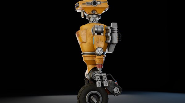 3D ROBOT BIBO 84 model - TurboSquid 1779322