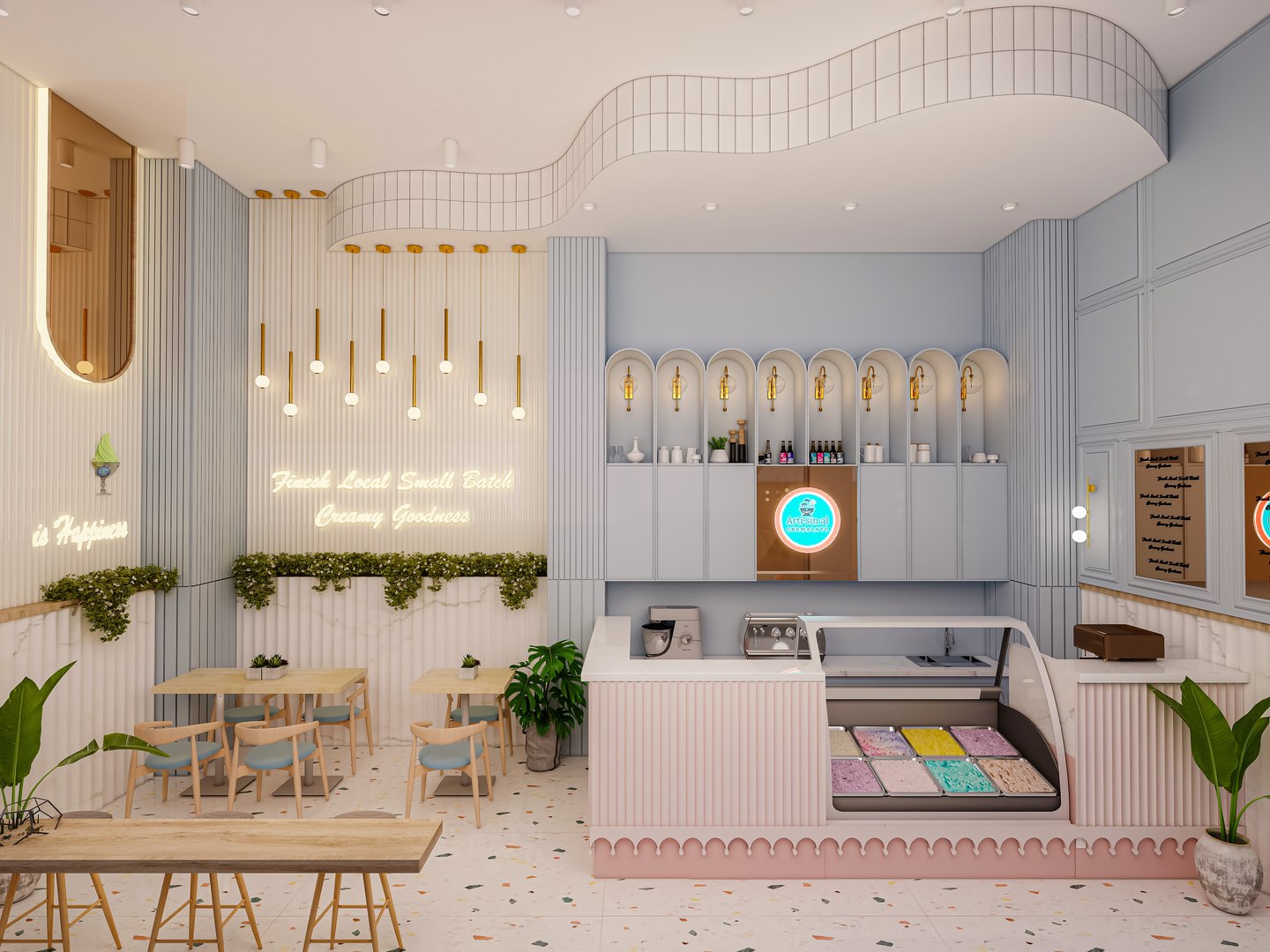 Ice-cream Shop model - TurboSquid 2105589