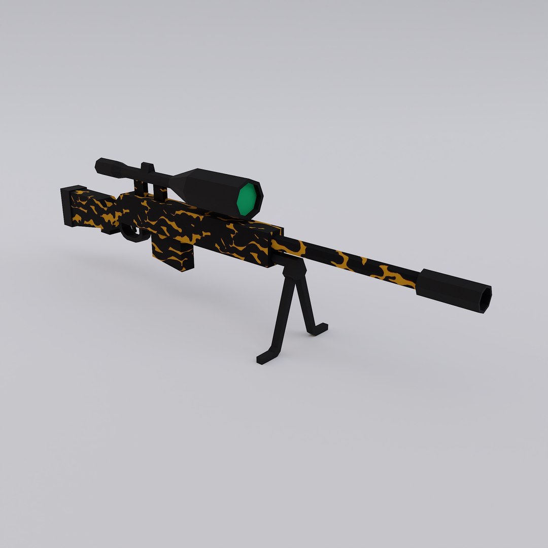 ROBAR RC50 Sniper Rifle Gun 3D - TurboSquid 1991675