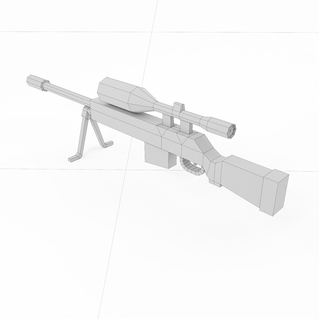 ROBAR RC50 Sniper Rifle Gun 3D - TurboSquid 1991675