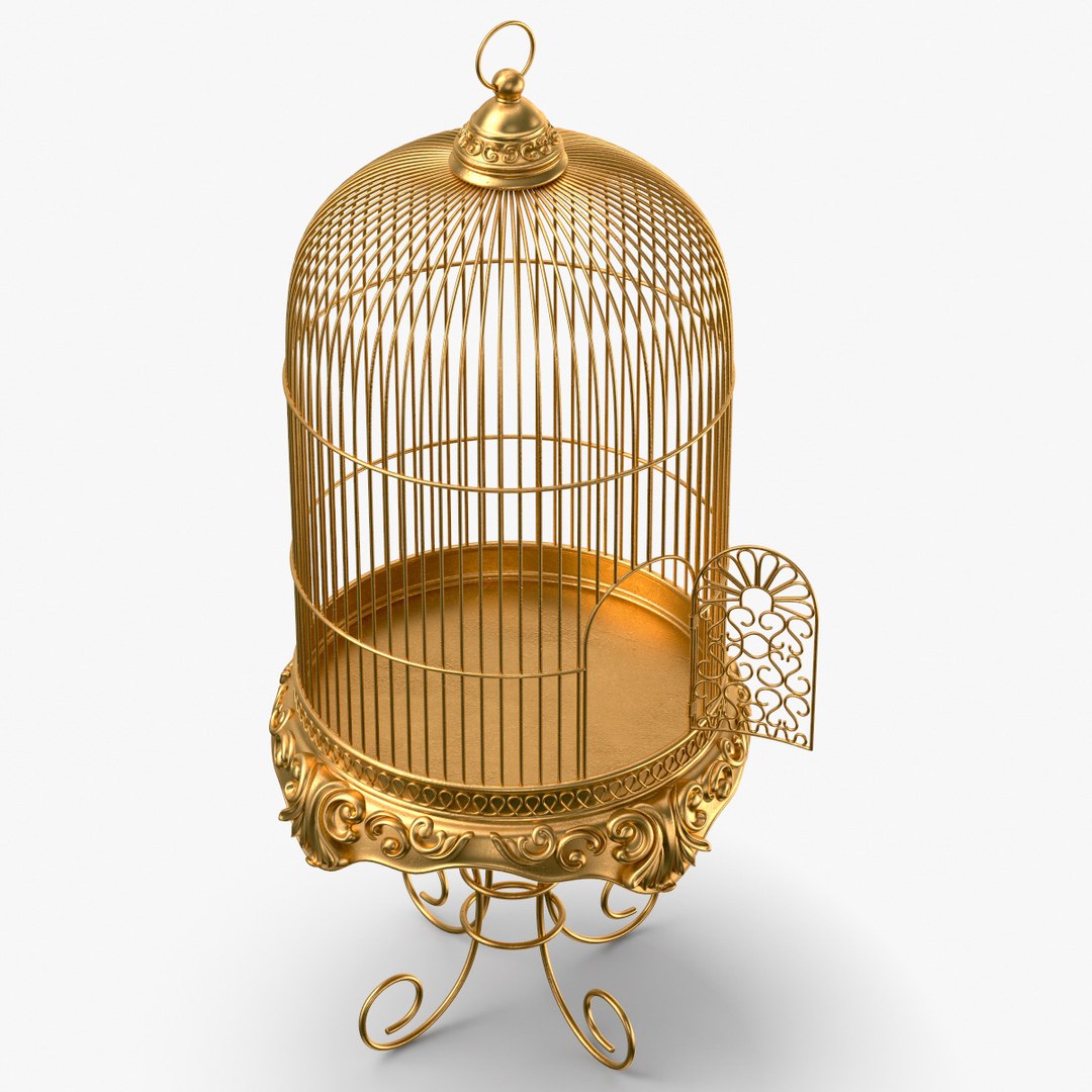 3D Bird Cage - TurboSquid 1341125