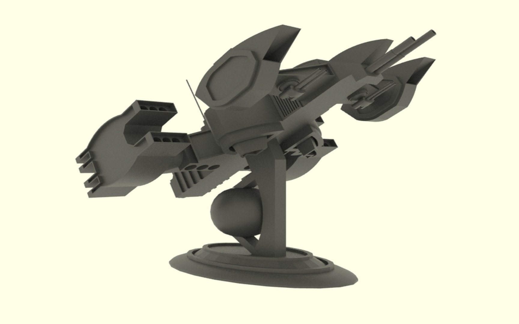 3D Mars - S500 Spaceship model - TurboSquid 1811605