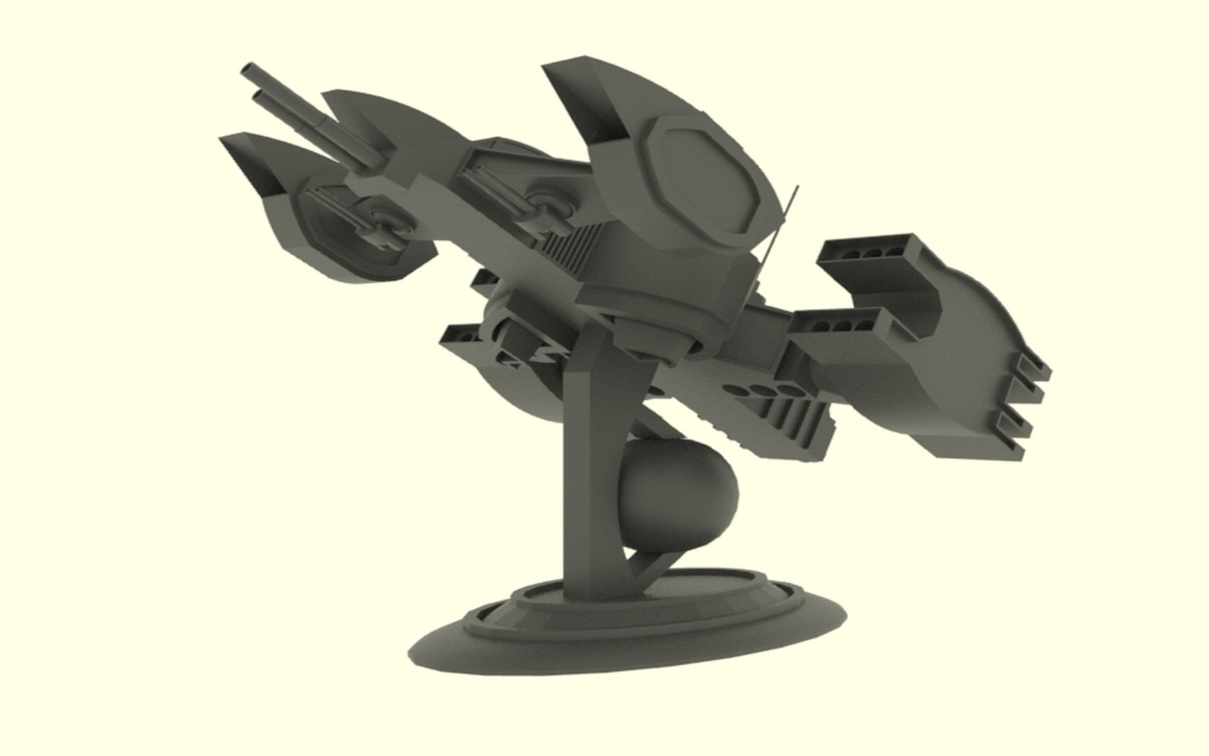 3D Mars - S500 Spaceship model - TurboSquid 1811605