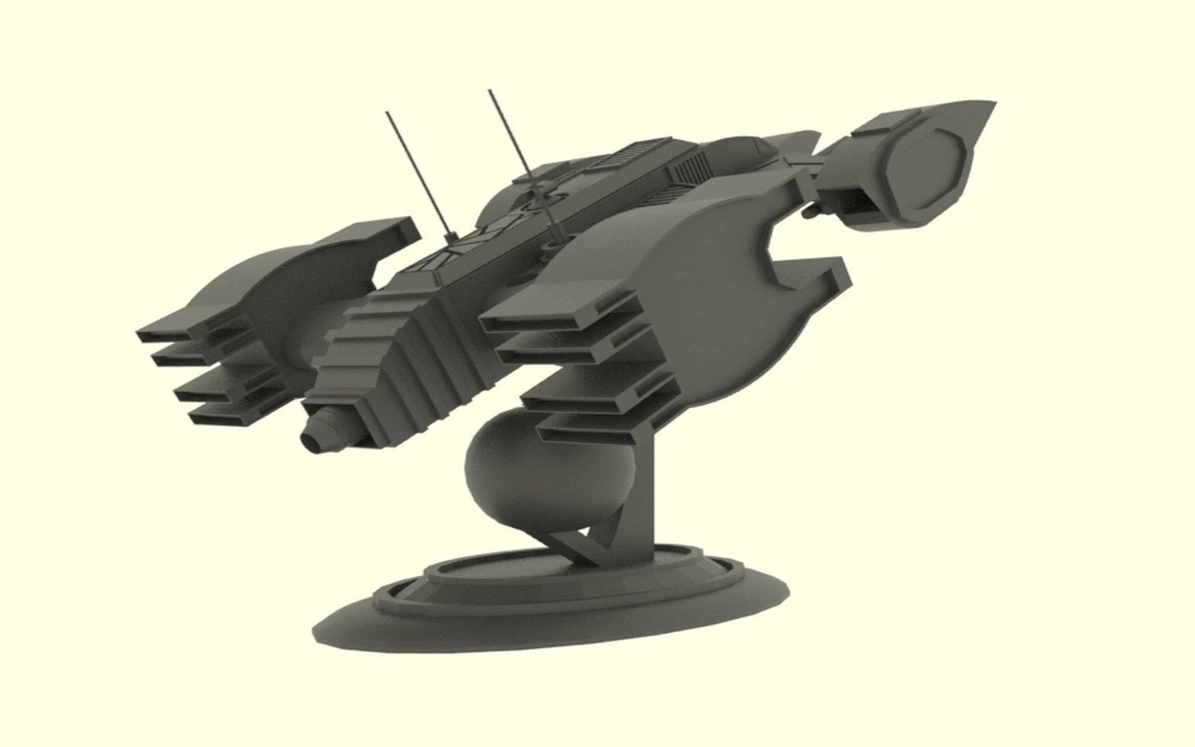 3D Mars - S500 Spaceship model - TurboSquid 1811605