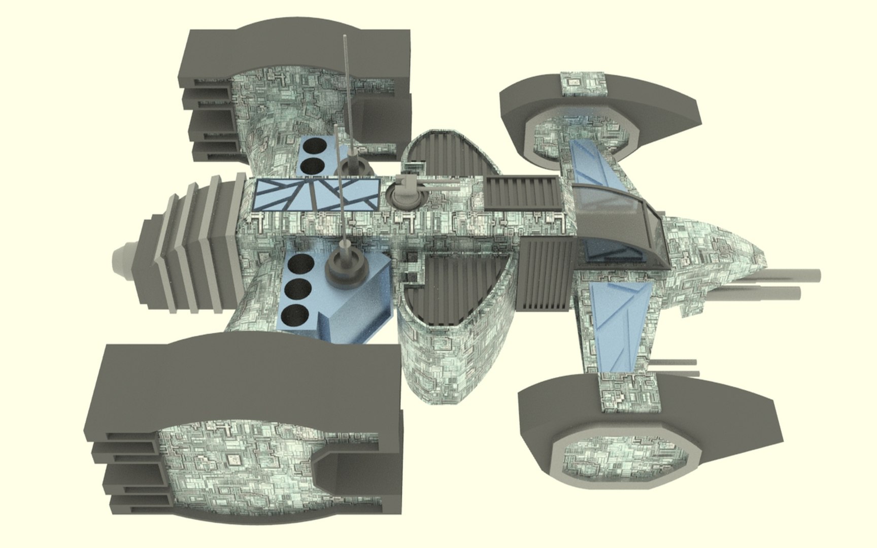 Mars Space Ship Models