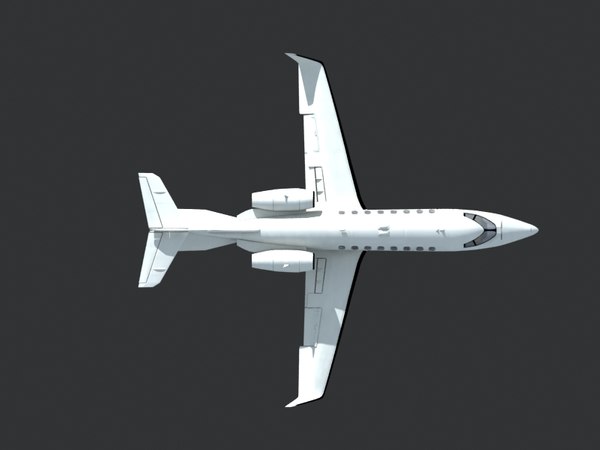 classic bombardier learjet 45 3d 3ds
