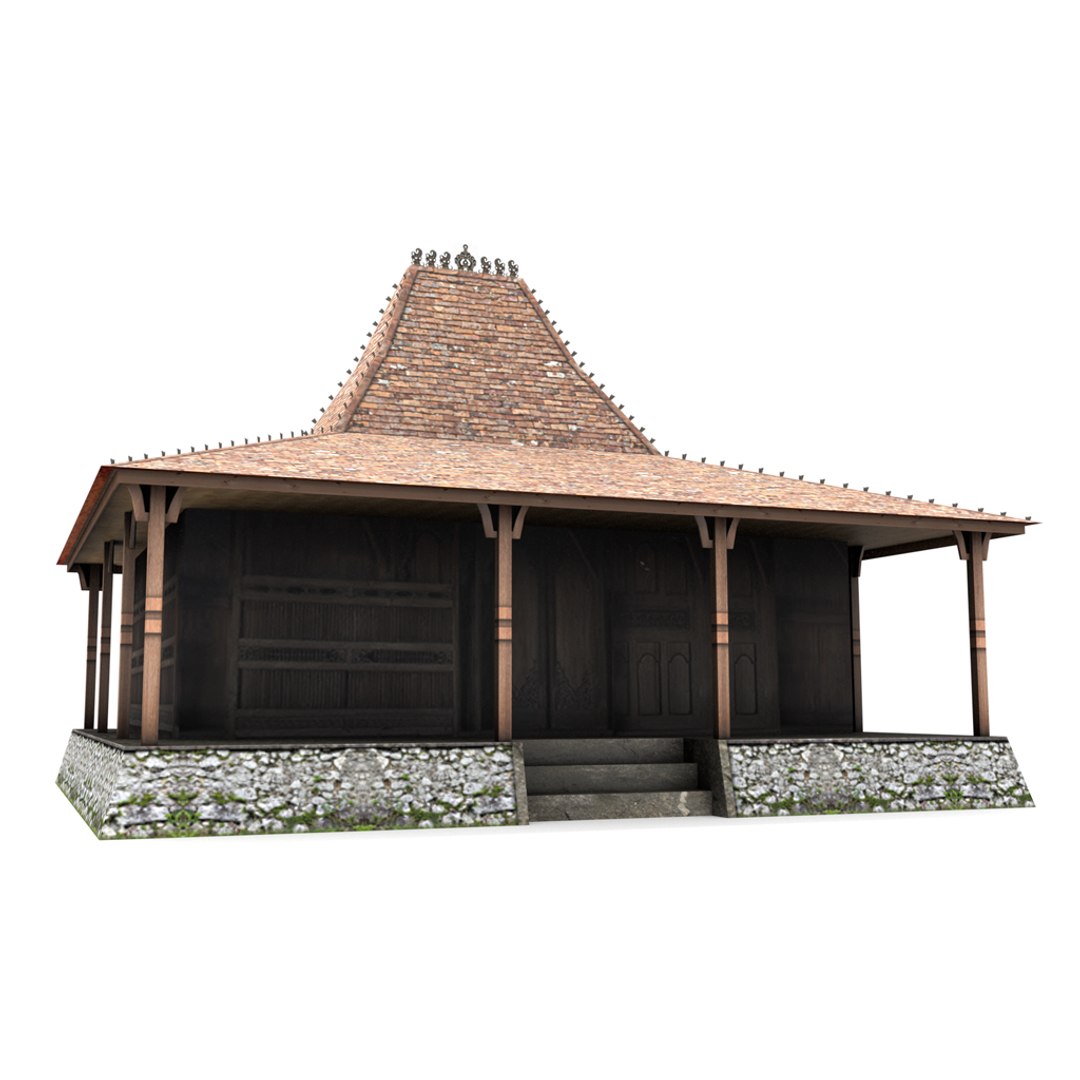 3D Joglo House | 1144617 | TurboSquid