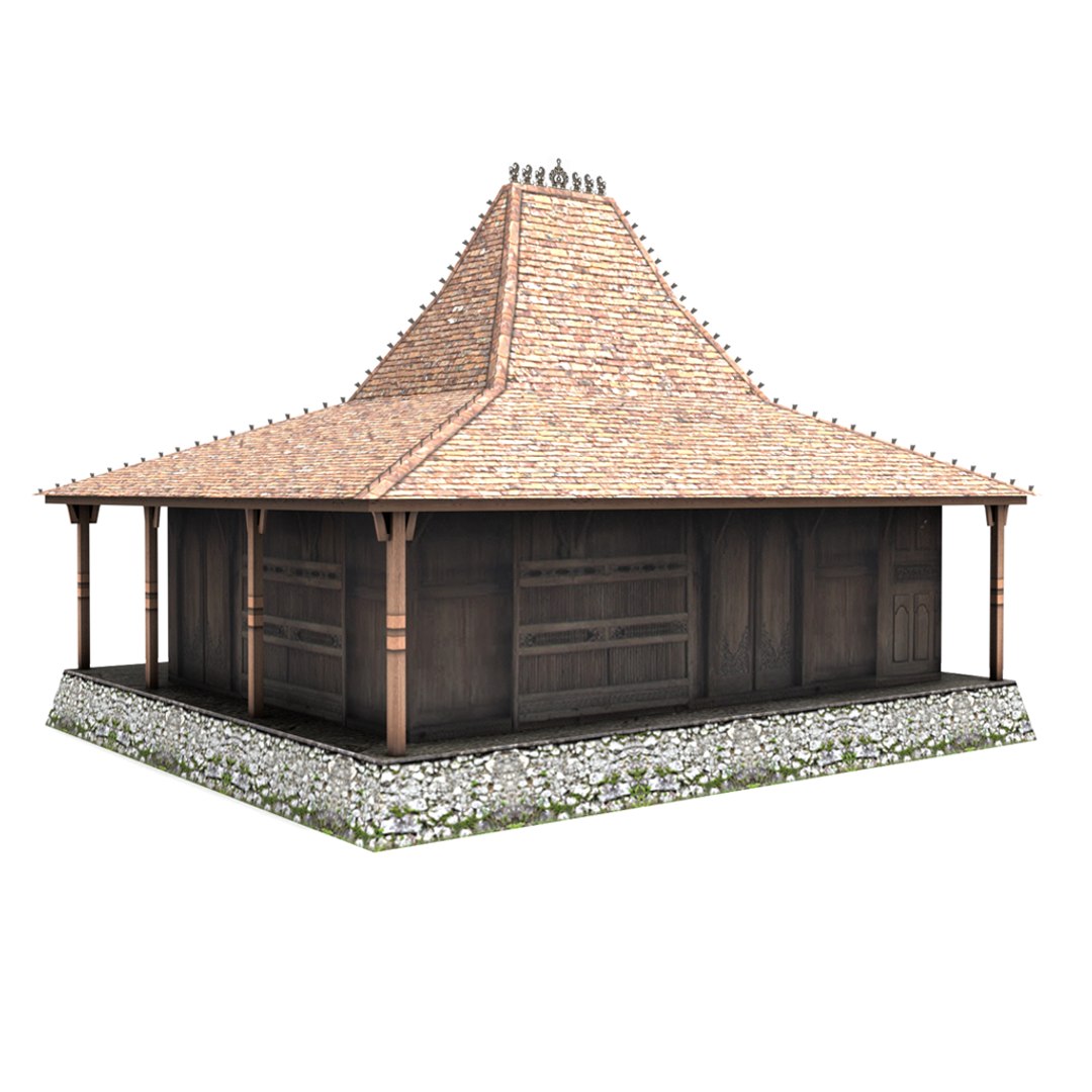 3D Joglo House | 1144617 | TurboSquid