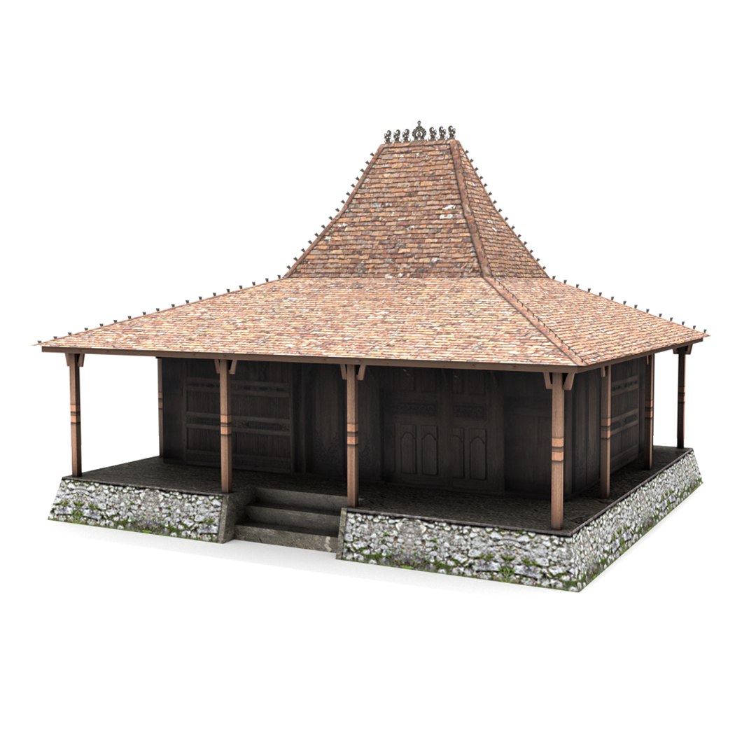 3D Joglo House | 1144617 | TurboSquid