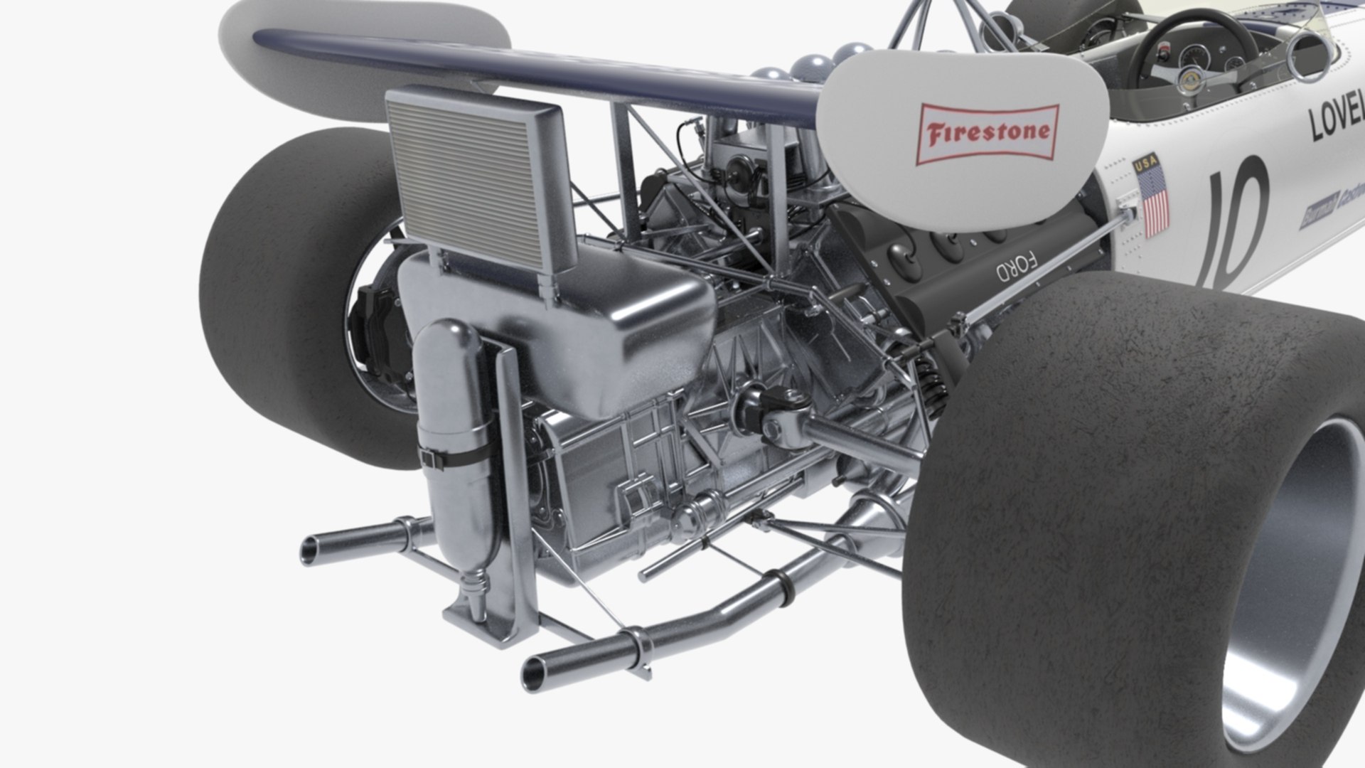 3D Lotus 49B Lovely - TurboSquid 2177185