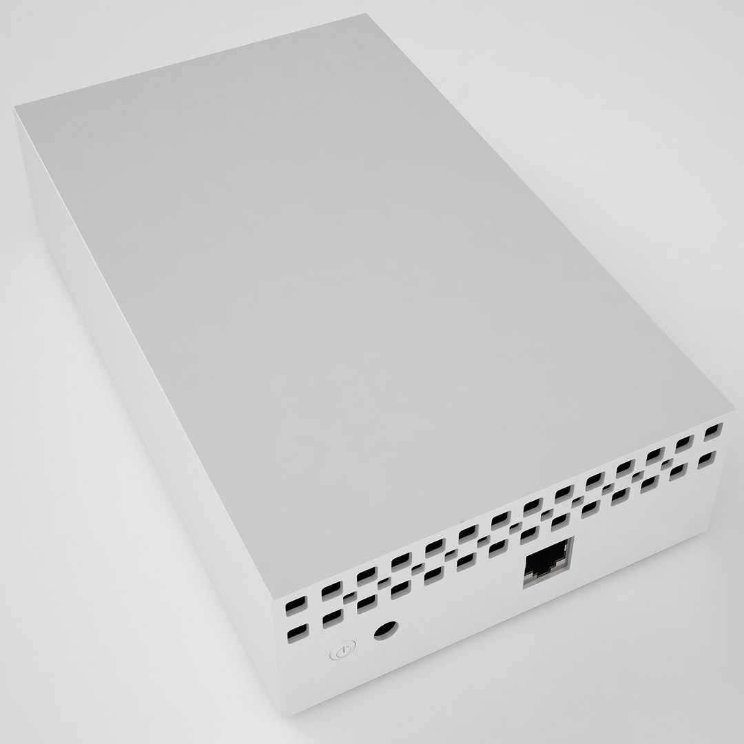3d model lacie cloudbox 1tb