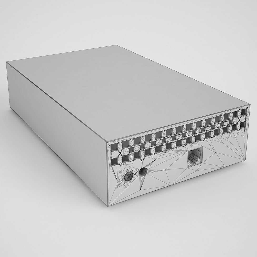 3d model lacie cloudbox 1tb