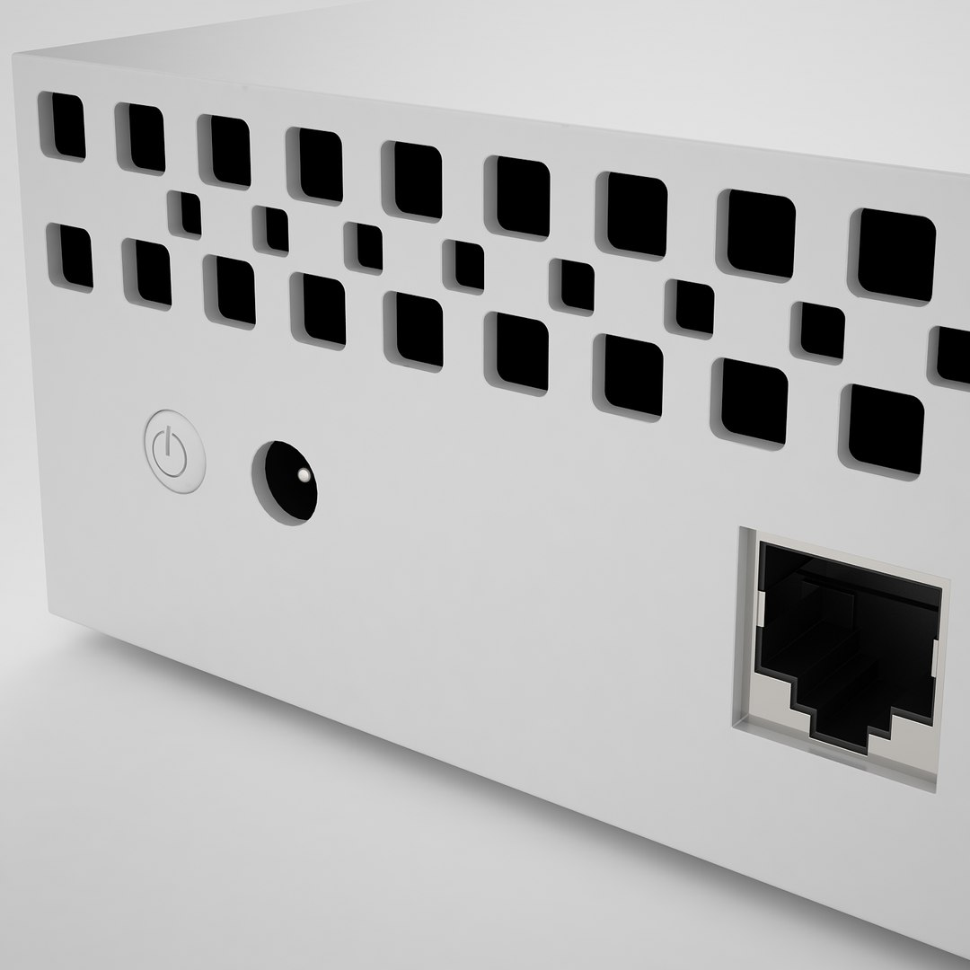 3d model lacie cloudbox 1tb