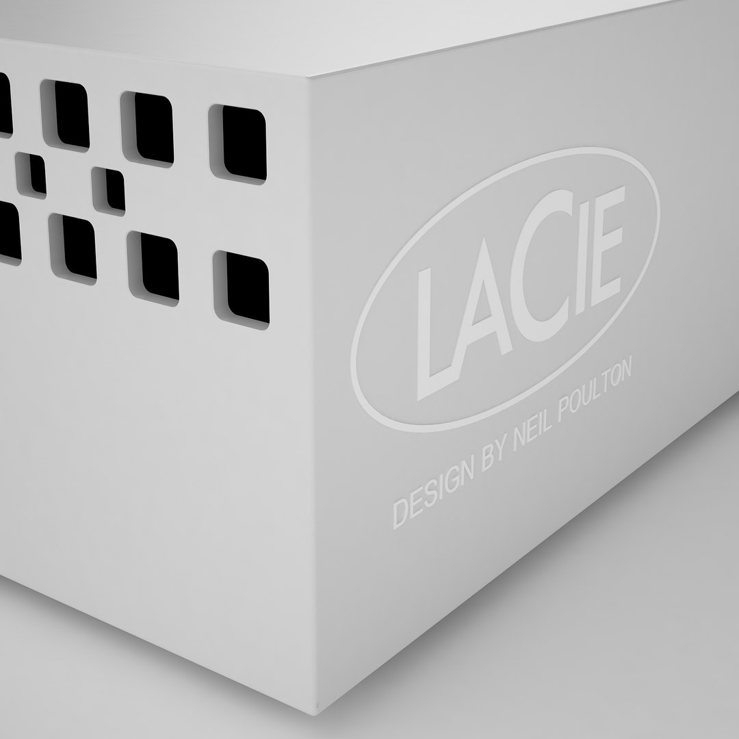 3d model lacie cloudbox 1tb