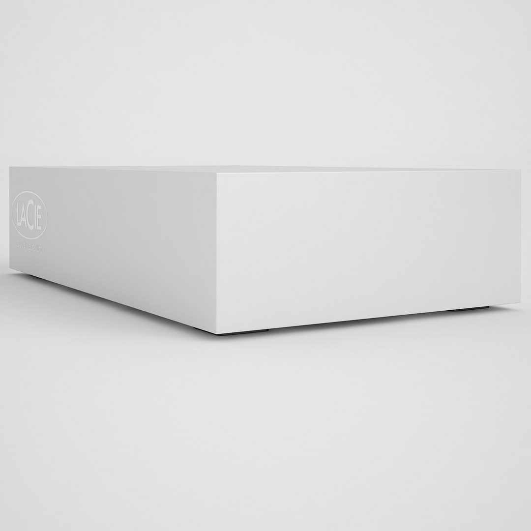 3d model lacie cloudbox 1tb