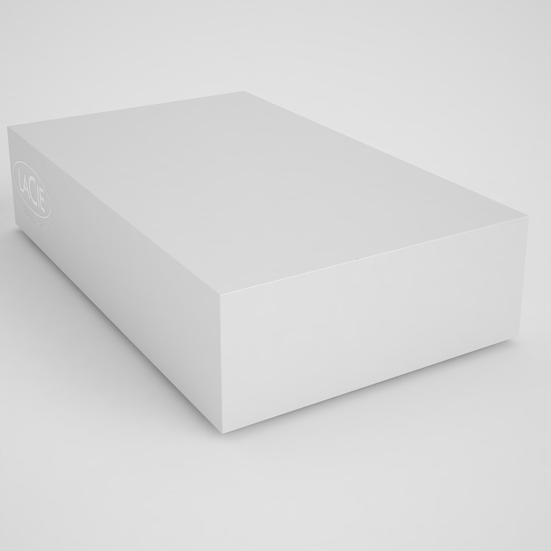 3d model lacie cloudbox 1tb