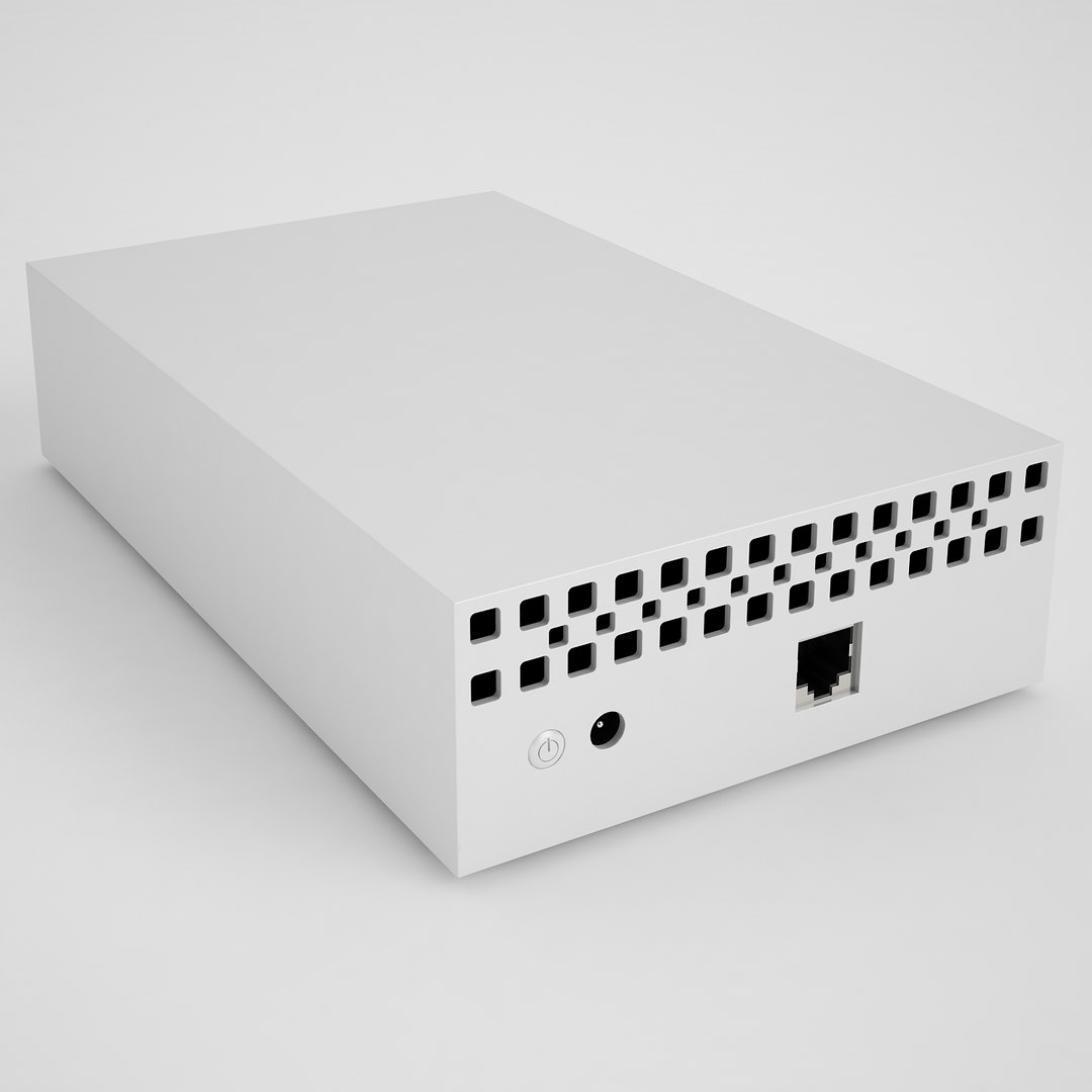3d model lacie cloudbox 1tb