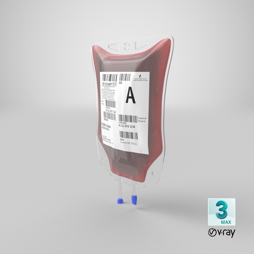 3D Blood Bag - TurboSquid 1427283