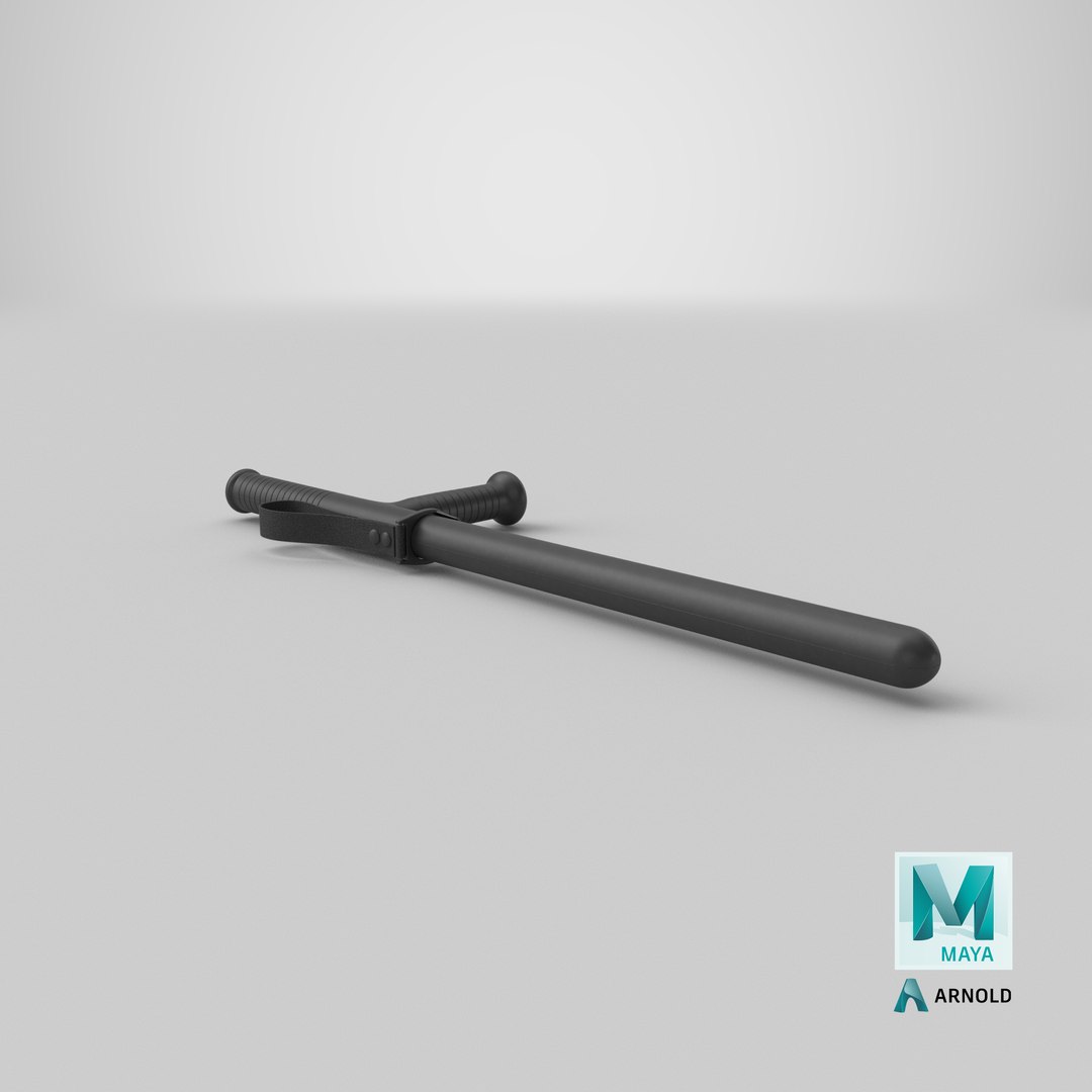 Classic Police Baton 3D model - TurboSquid 1839283