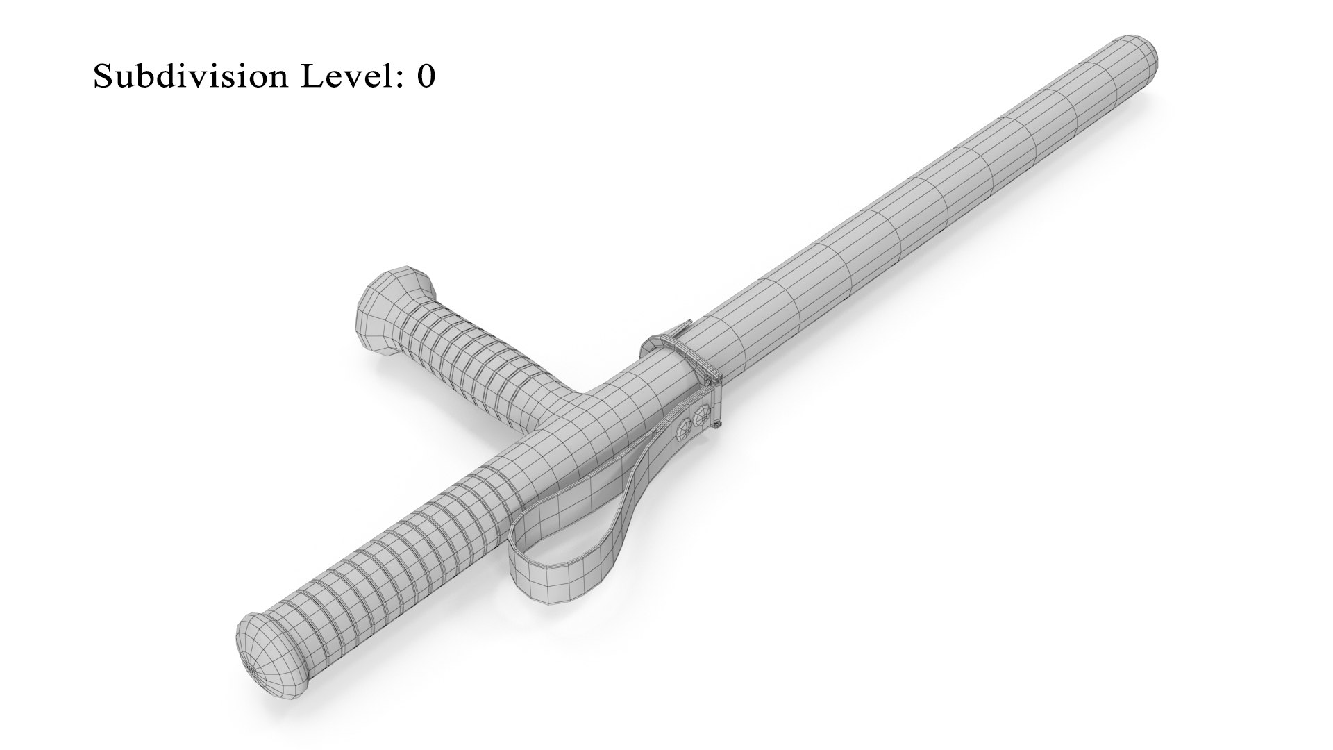 Classic Police Baton 3D model - TurboSquid 1839283