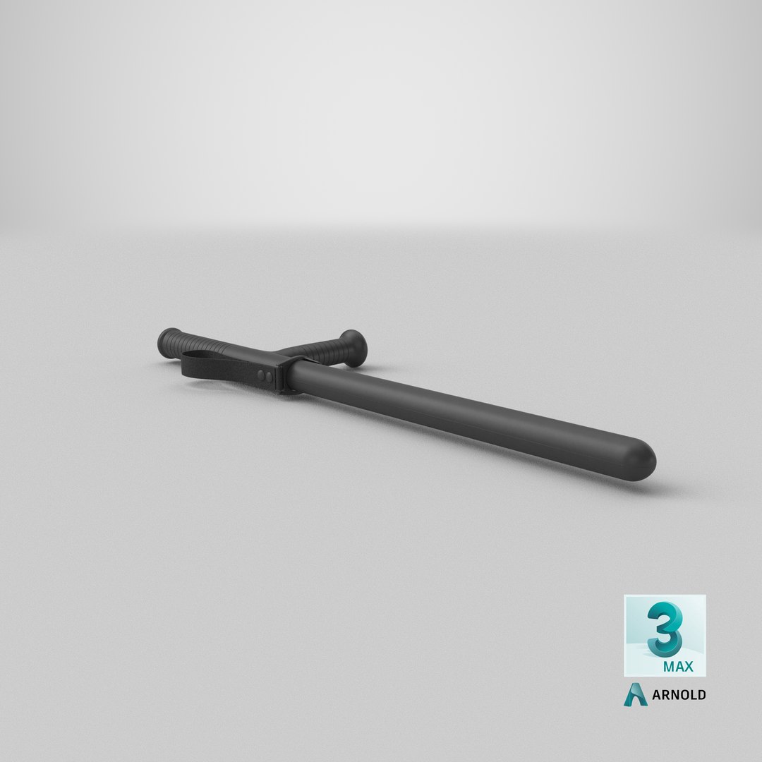 Classic Police Baton 3D model - TurboSquid 1839283