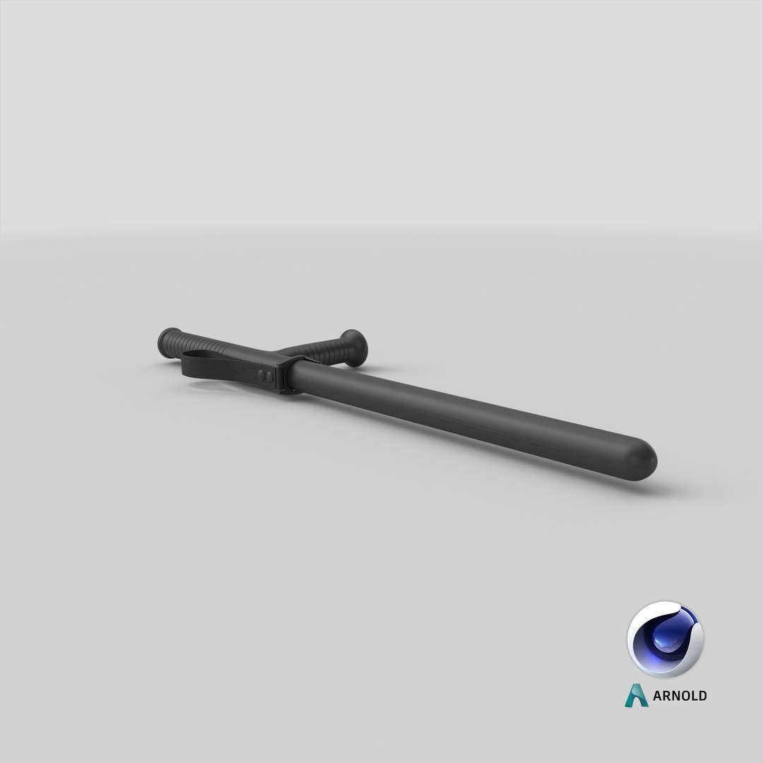Classic Police Baton 3D model - TurboSquid 1839283