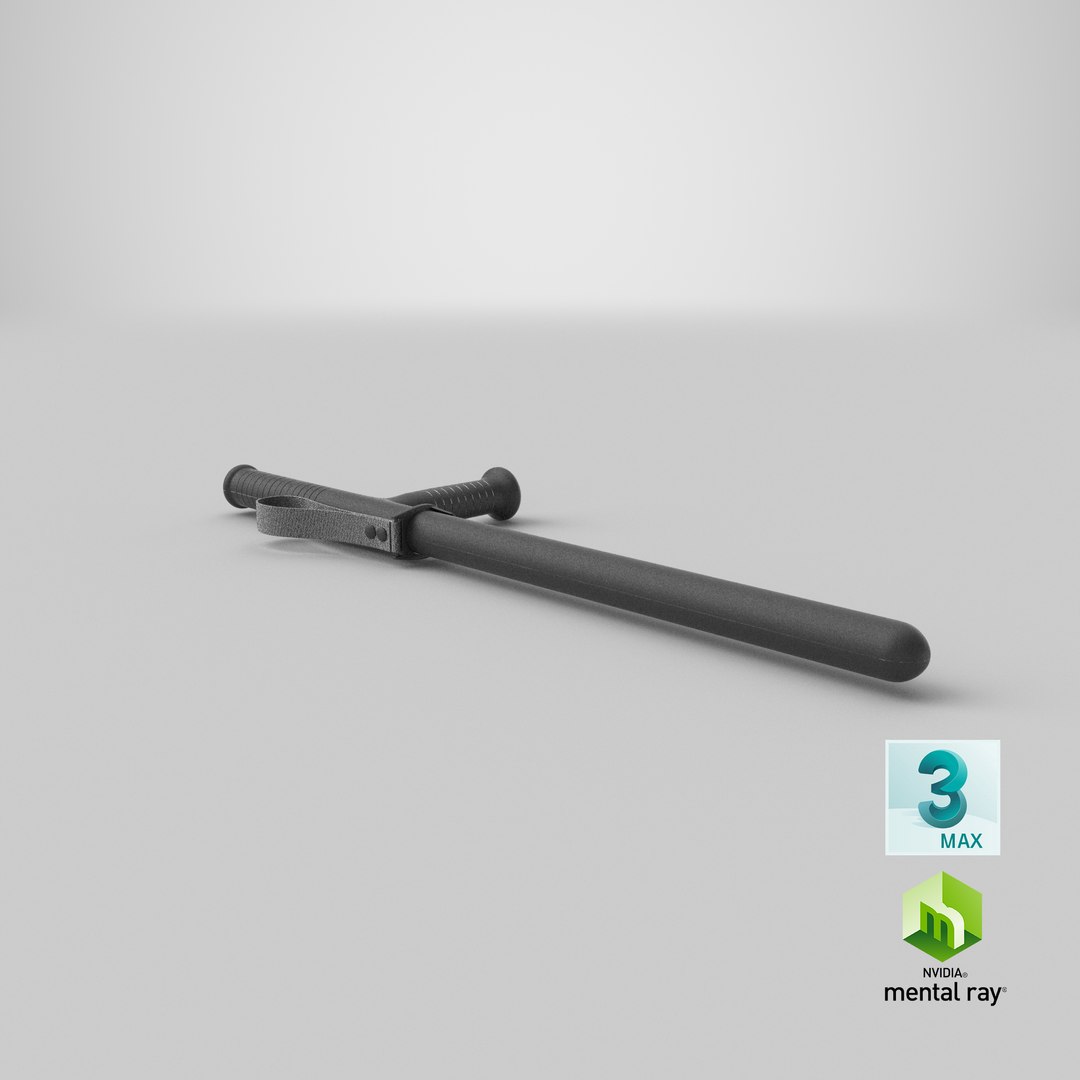 Classic Police Baton 3D model - TurboSquid 1839283