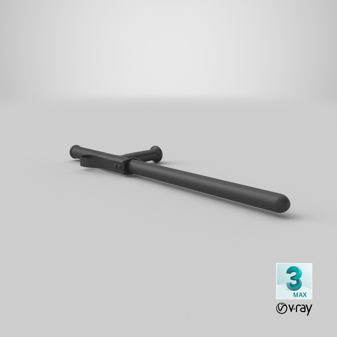 Classic Police Baton 3D model - TurboSquid 1839283