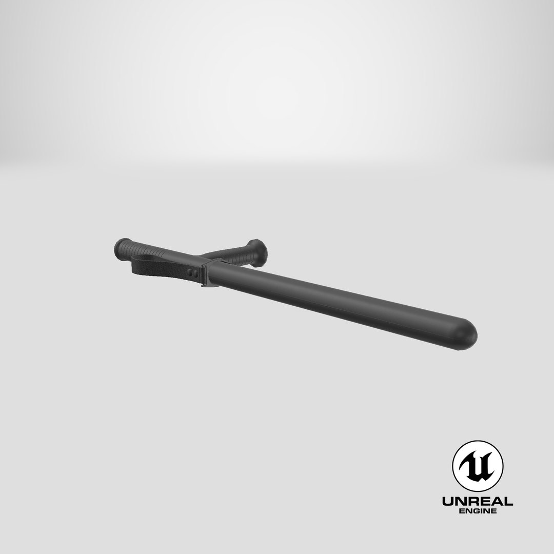Classic Police Baton 3D model - TurboSquid 1839283