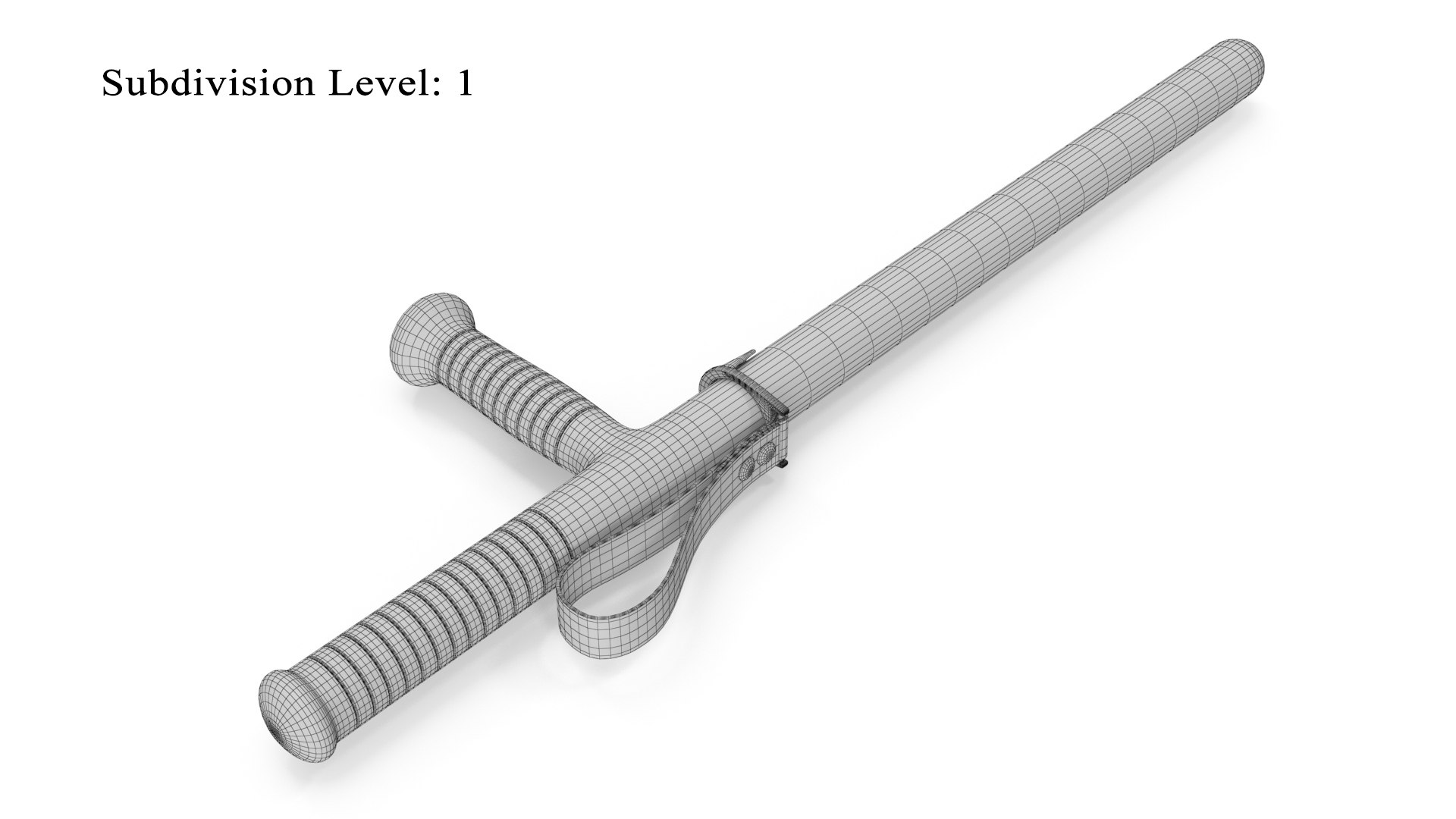 Classic Police Baton 3D model - TurboSquid 1839283
