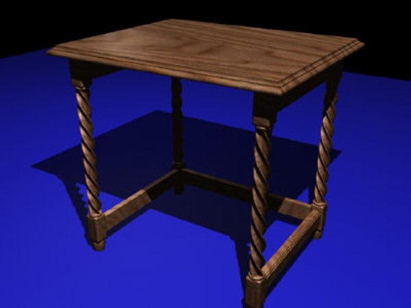 3d model modern tables