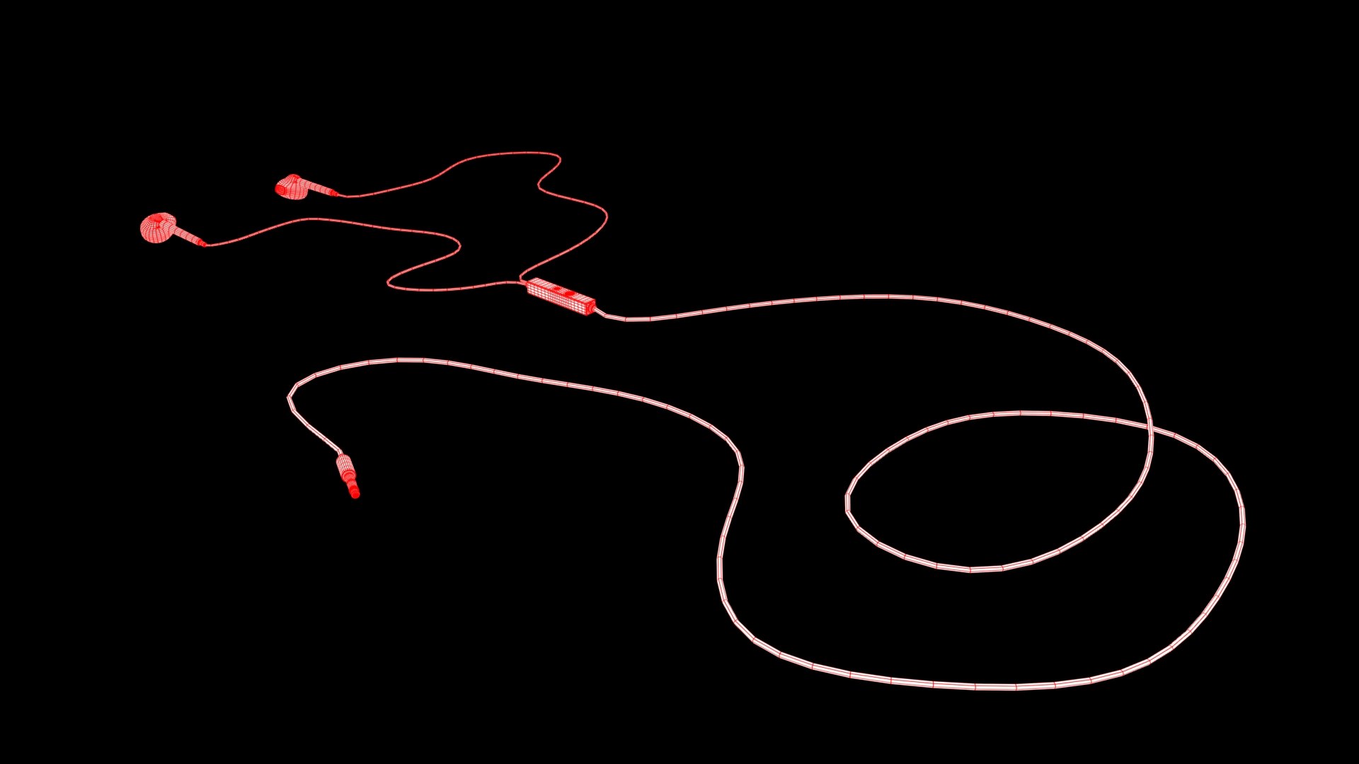 3D Model Headphone Wire - TurboSquid 2296413