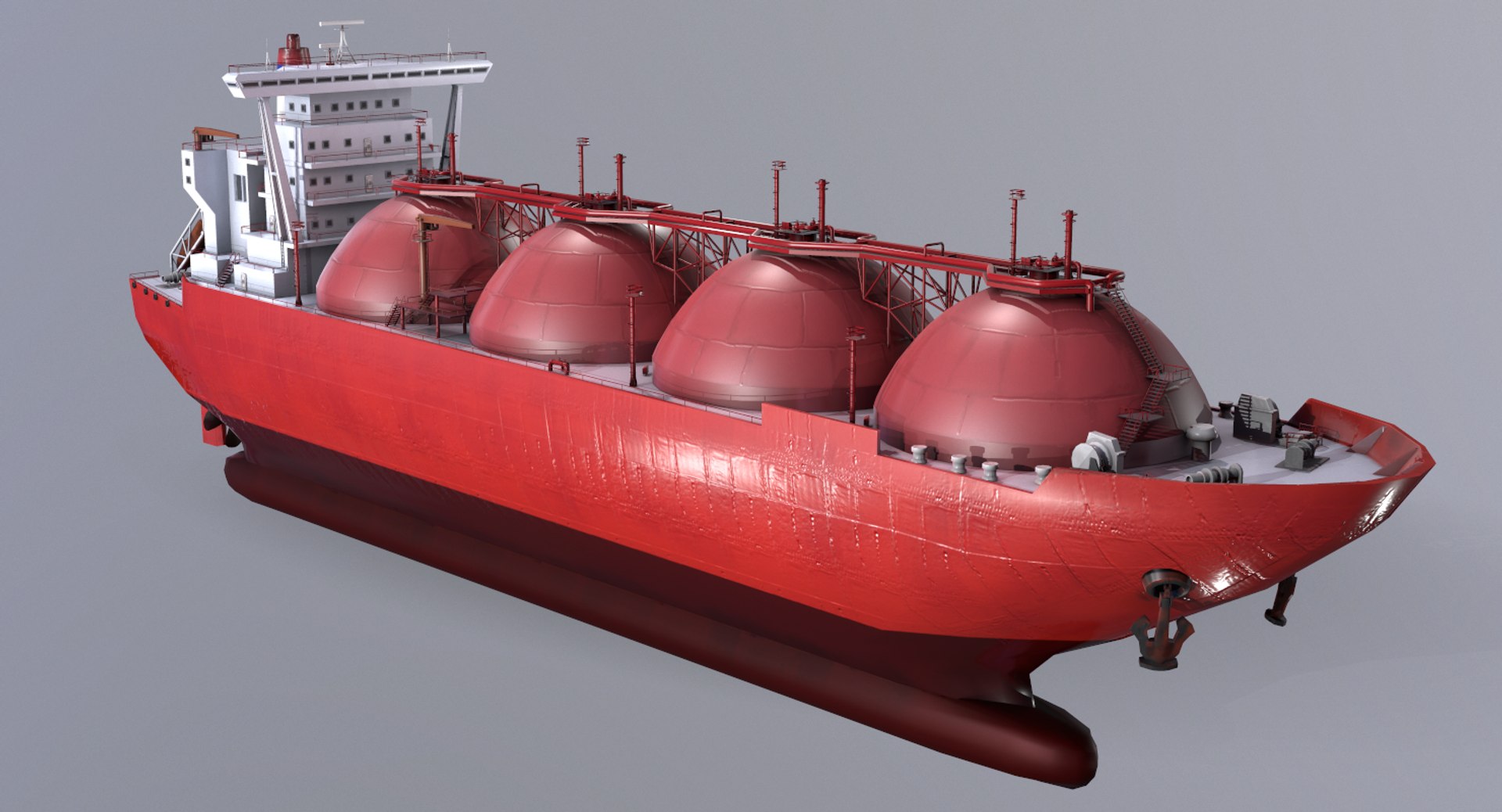3D model lng carrier - TurboSquid 1263775