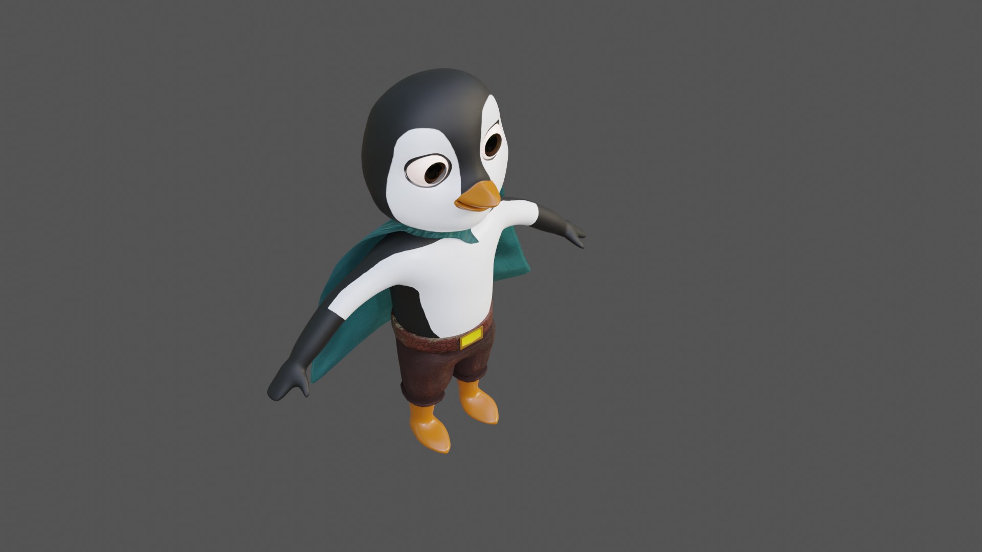 Penguin Stylized 3d Cartoon Character Rigged 3D Model - TurboSquid 2147611