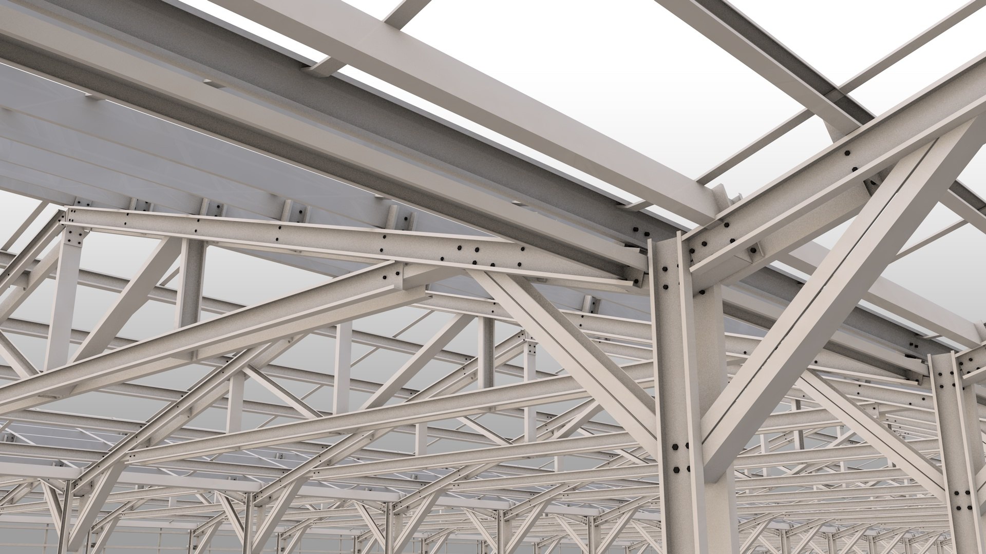 3D steel construction model - TurboSquid 1484826
