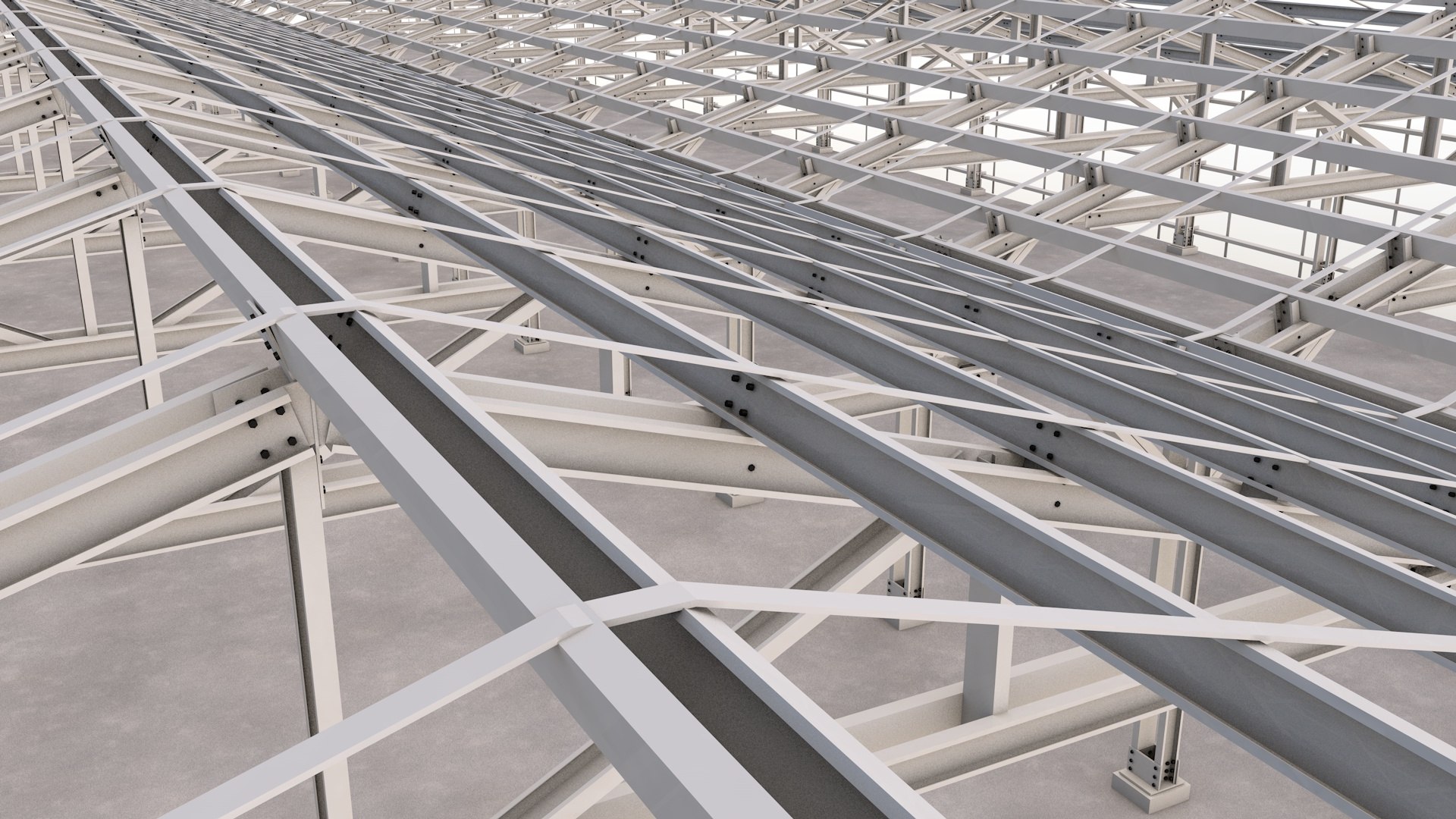 3D steel construction model - TurboSquid 1484826