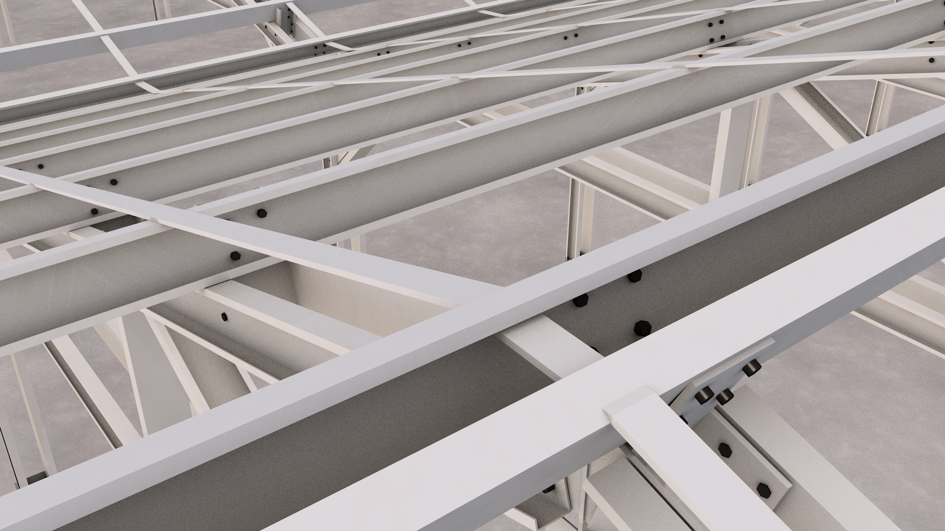 3D steel construction model - TurboSquid 1484826