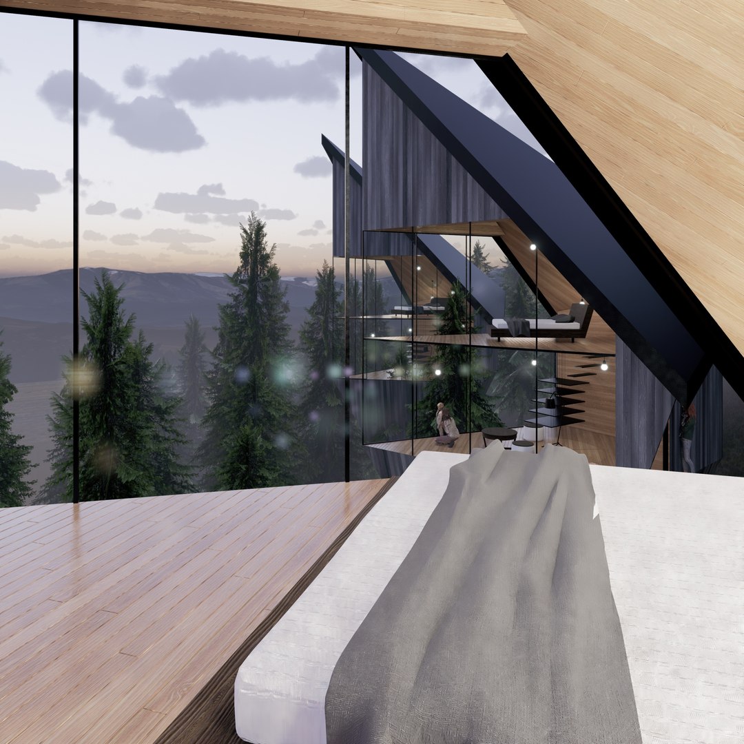 Modern Tree House 3D Model - TurboSquid 1436448