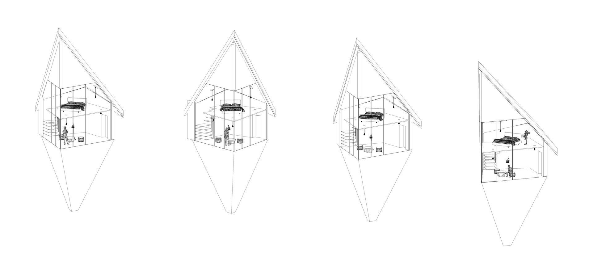 Modern Tree House 3D Model - TurboSquid 1436448