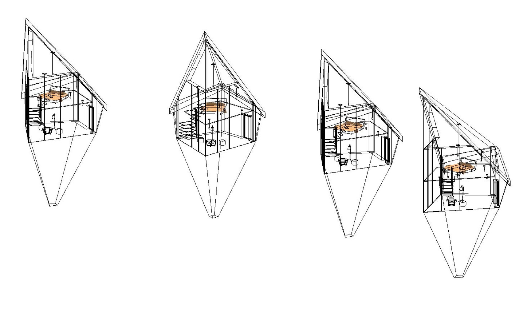 Modern Tree House 3D Model - TurboSquid 1436448