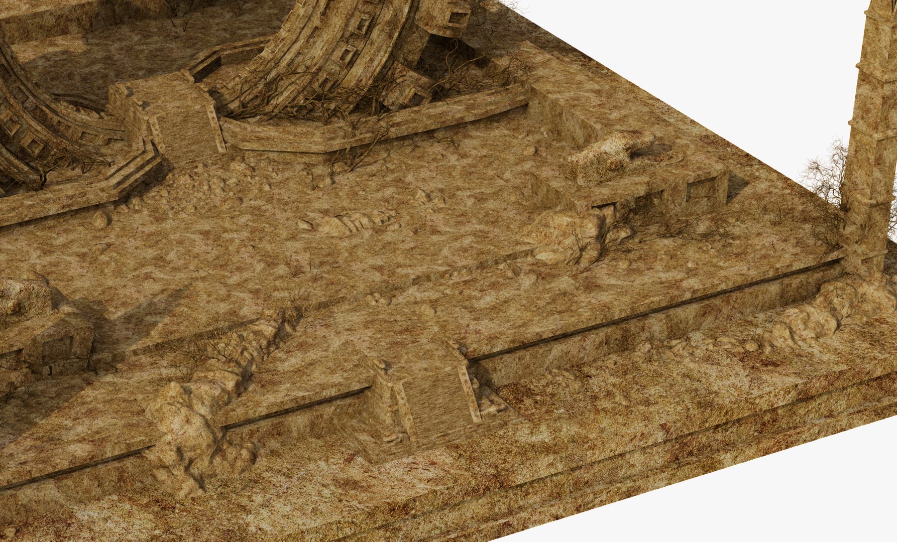 3D Old StarGate Model - TurboSquid 2038708