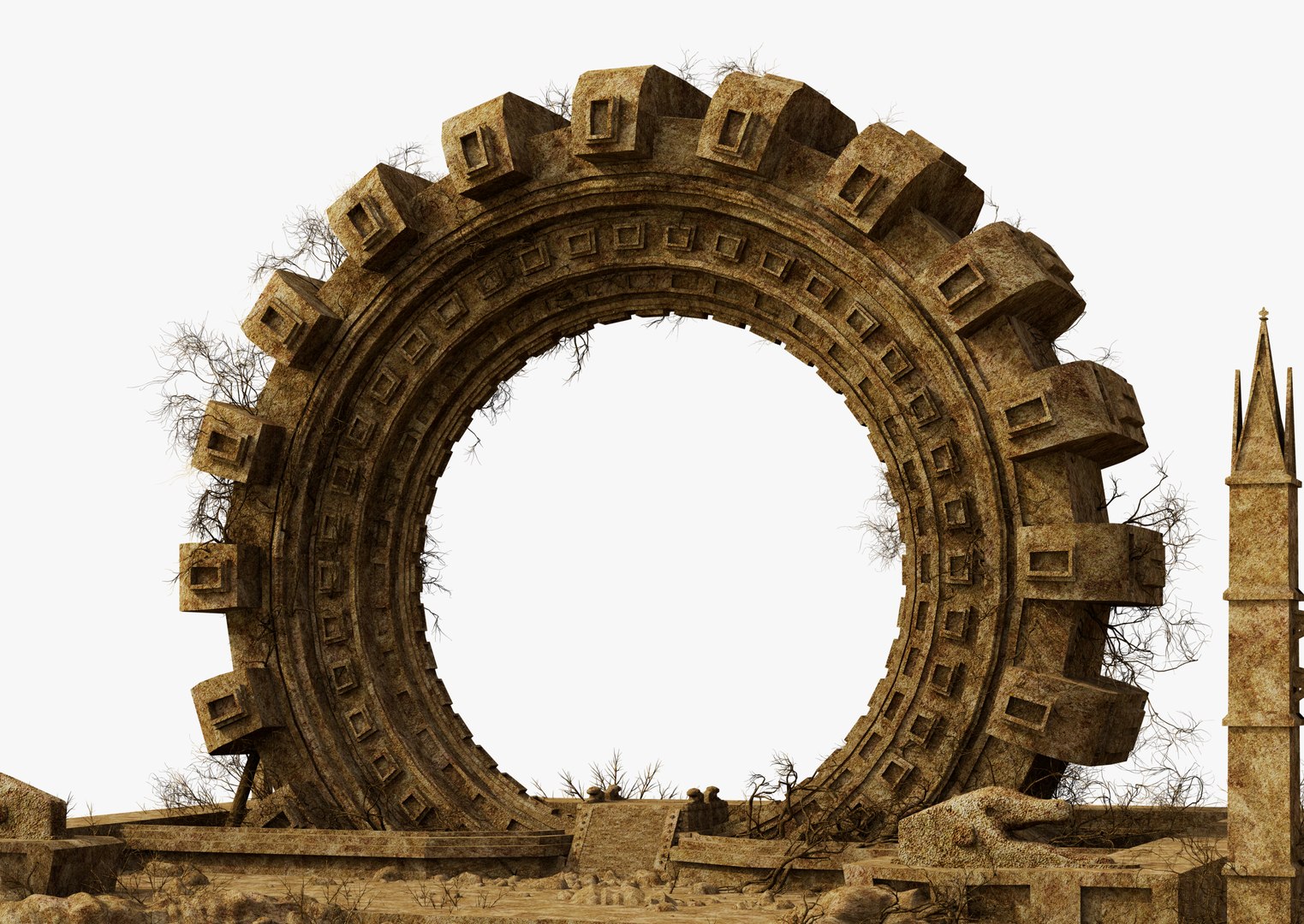 3D Old StarGate Model - TurboSquid 2038708