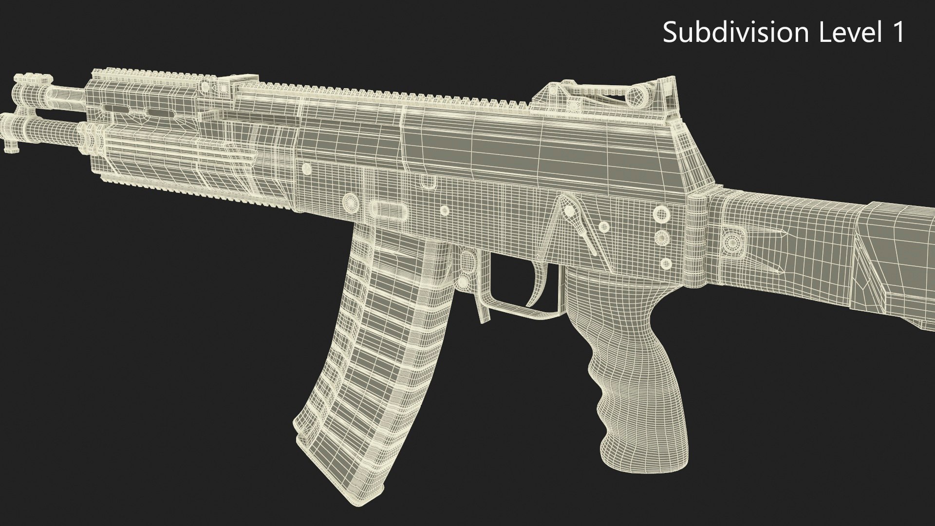 Kalashnikov AK-12 2011 Old model - TurboSquid 2130584