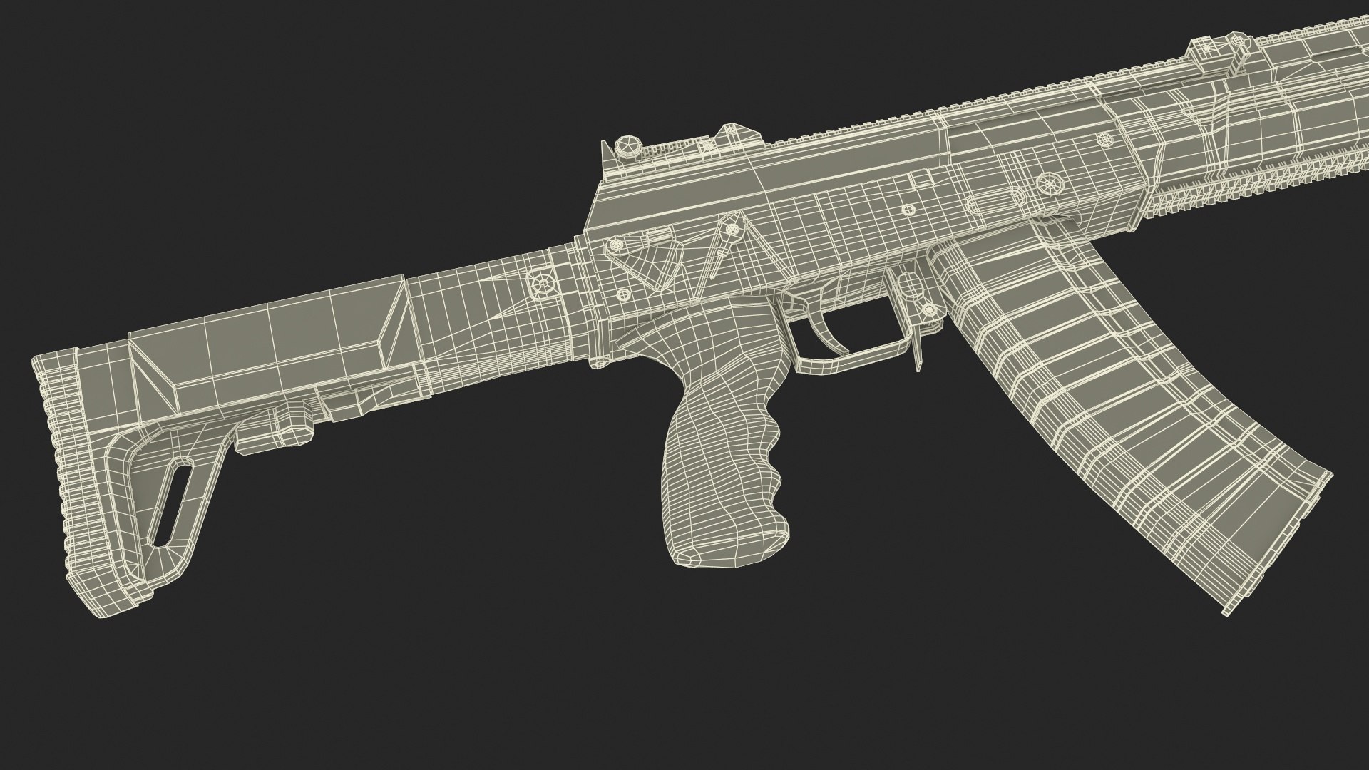 Kalashnikov AK-12 2011 Old Model - TurboSquid 2130584