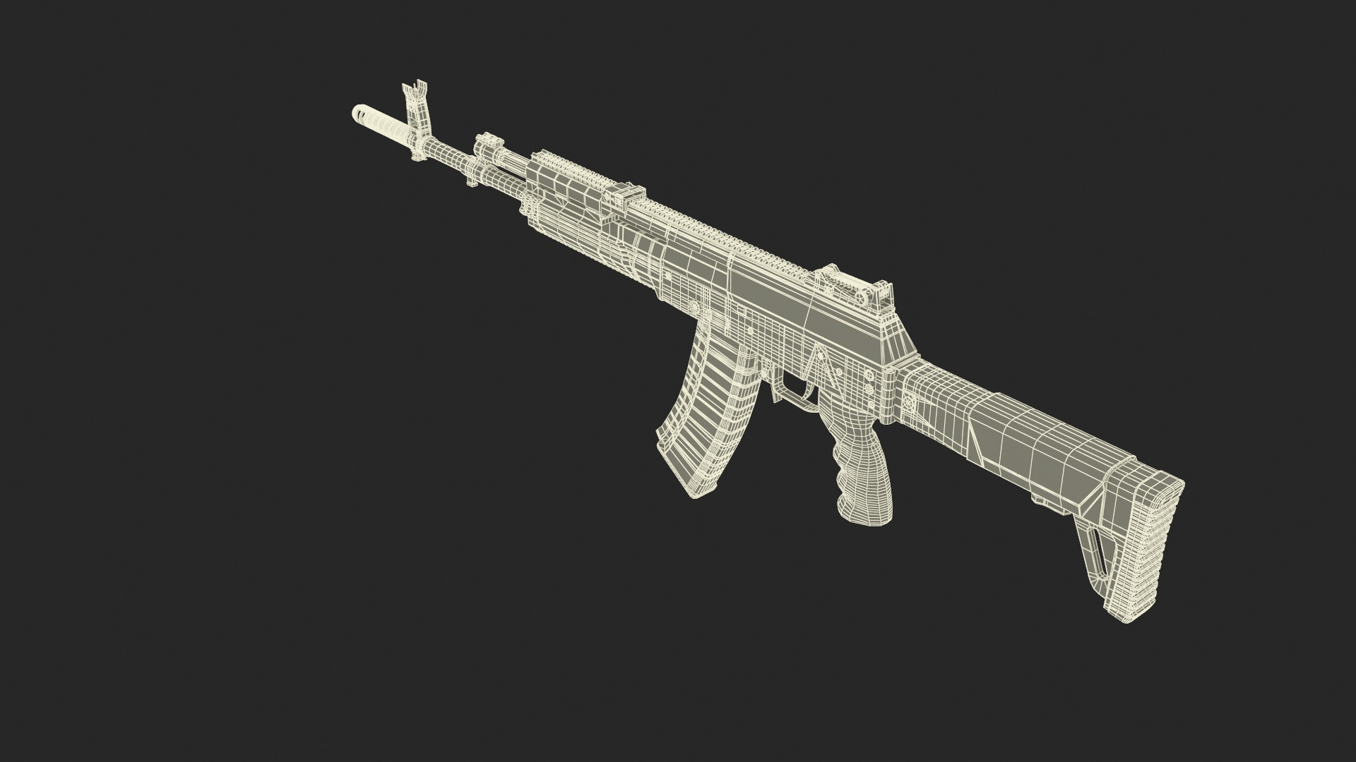 Kalashnikov AK-12 2011 Old Model - TurboSquid 2130584
