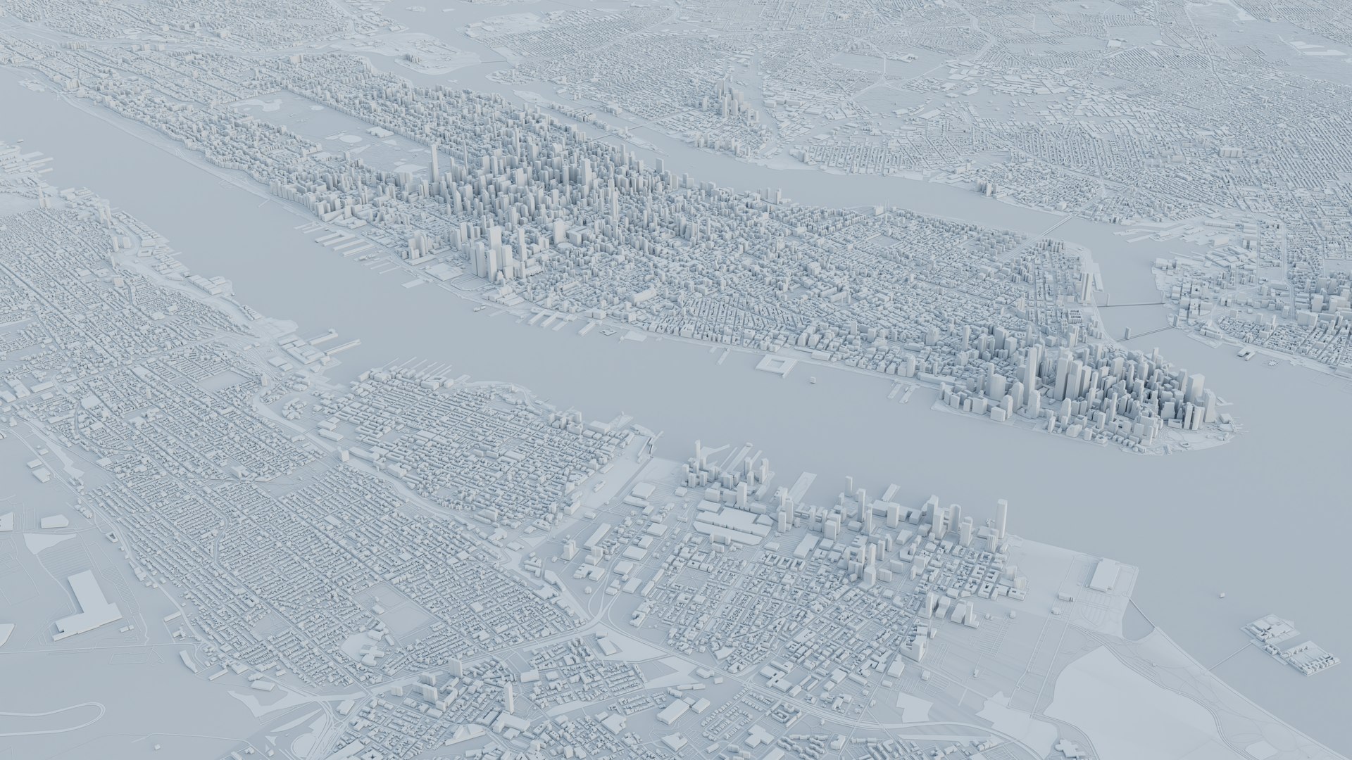 New York Map 3D - TurboSquid 1823460