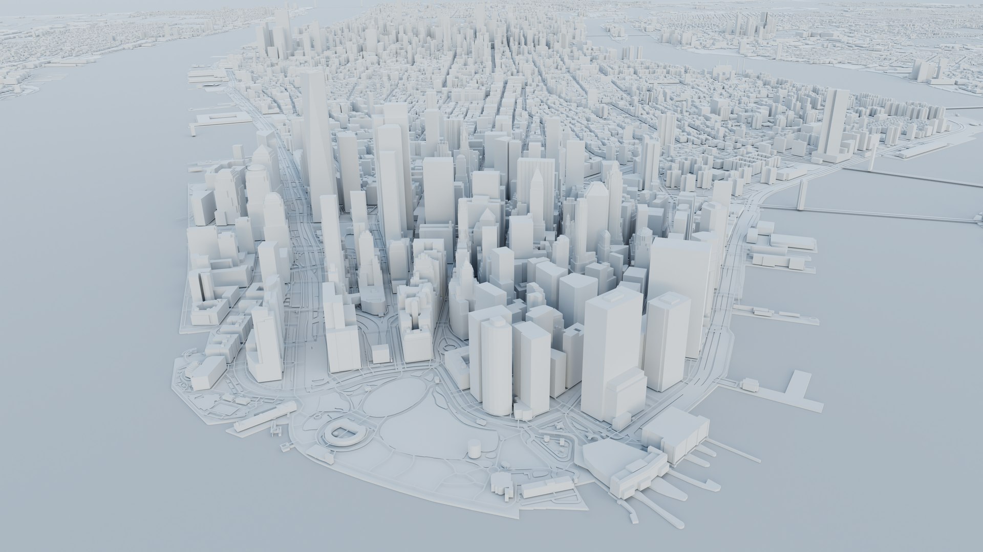 New York Map 3D - TurboSquid 1823460